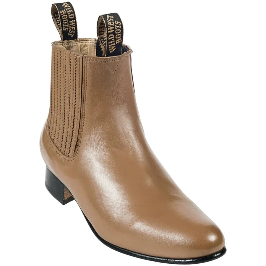 WILD WEST MEN'S DEER SKIN ROUND TOE CHARRO SHORT BOOT 2615163 – RR ...