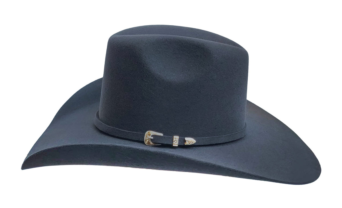 RRango Hats Conejo Fine Wool Felt Cowboy Hat - Charcoal – RR Western Wear